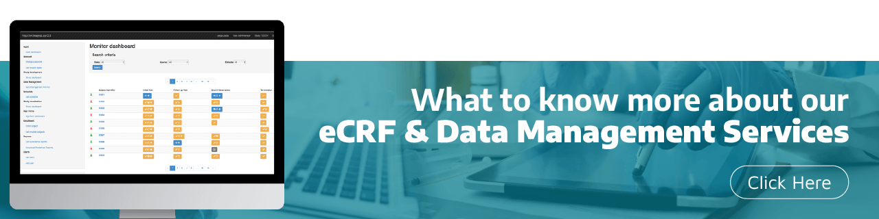 Broad and precise eCRF and Data Management Services