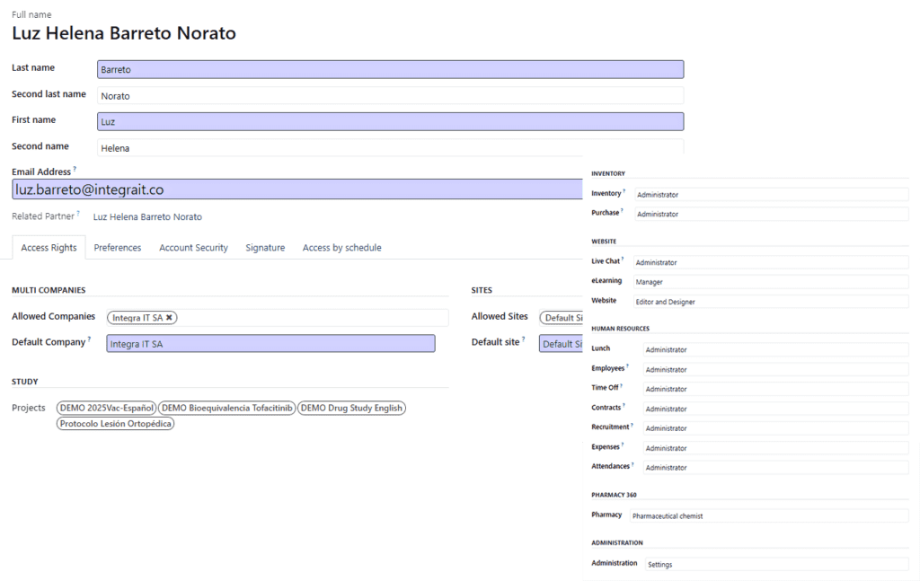 Clinical Modules - Integra IT